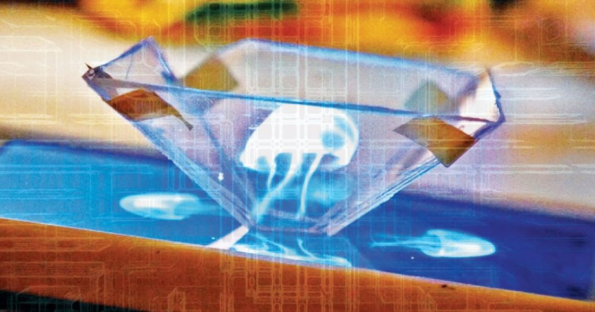 Turn Your Smartphone Into A 3D Holographic Projector